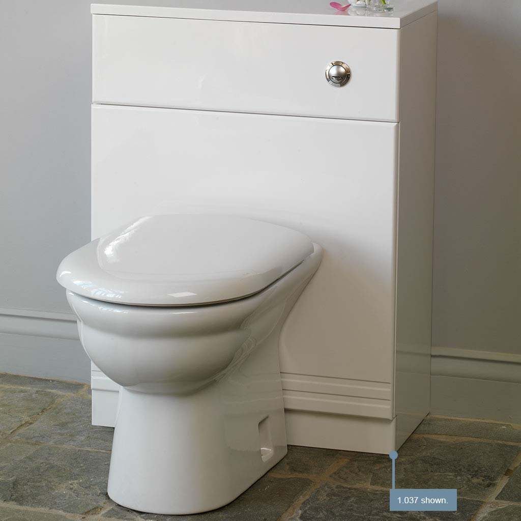 Eastbrook Bonito WC Unit Plinth - 300mm Wide - White | Best Quality ...
