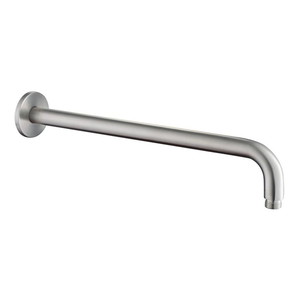 JTP Inox Round Wall Mounded Shower Arm 400mm Long Stainless Steel